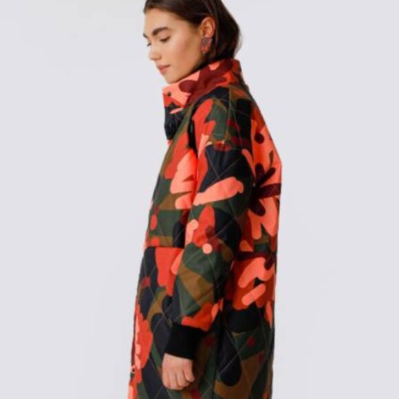 SKFK | Jackets & Coats | Skfk Skunkfunk Leira Jacket Camo Print Nwt ...